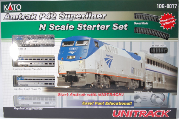 Kato 106-0017 Amtrak P42 Starter set - STARTER SETS - N SCALE
