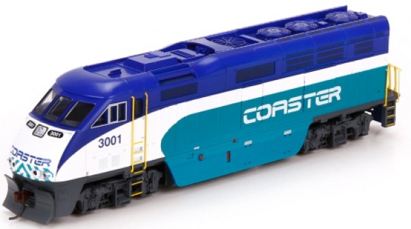 athearn 26297 coaster #3001 f59phi - HO SCALE