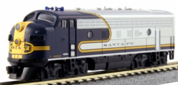 kato 1762126 santa fe f7a blue bonnet #325 - KATO - DIESEL - ENGINES - N SCALE