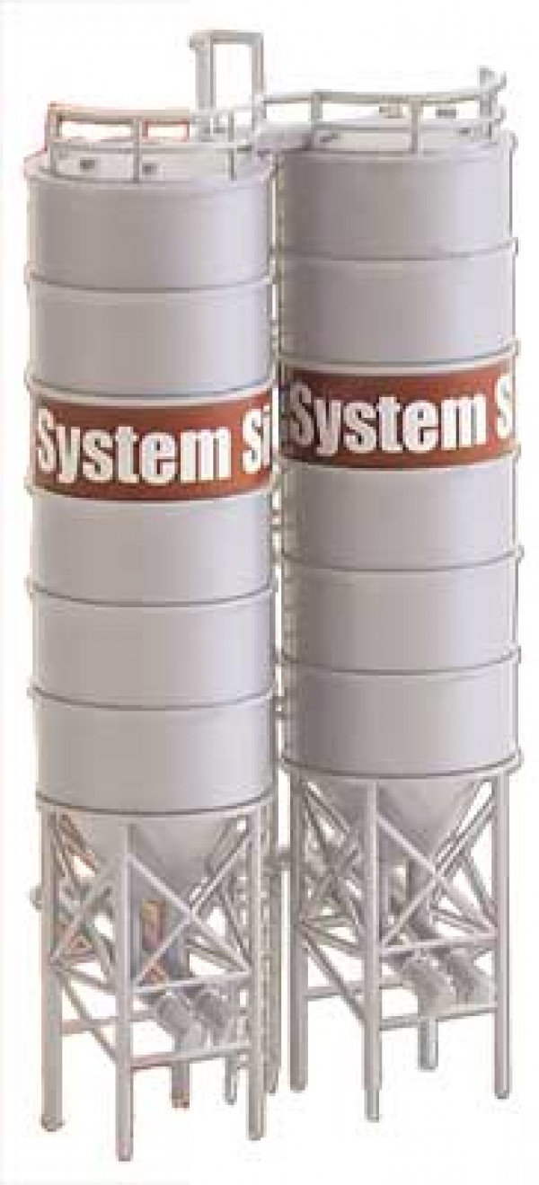 model power 790 industrial silos - BUILDINGS - HO SCALE