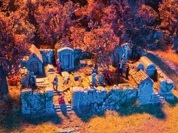 noch 58585 ho scale creepy graveyard - NOCH - MINI-SCENES - HO SCALE